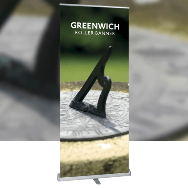 Greenwich Roller Banner | Geordies Signs Ltd